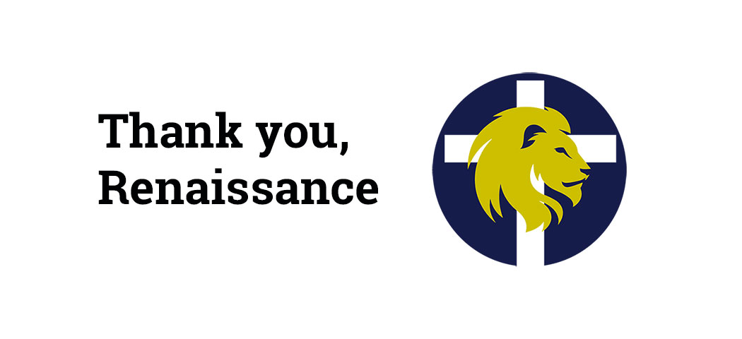 Thank you, Renaissance | Renaissance